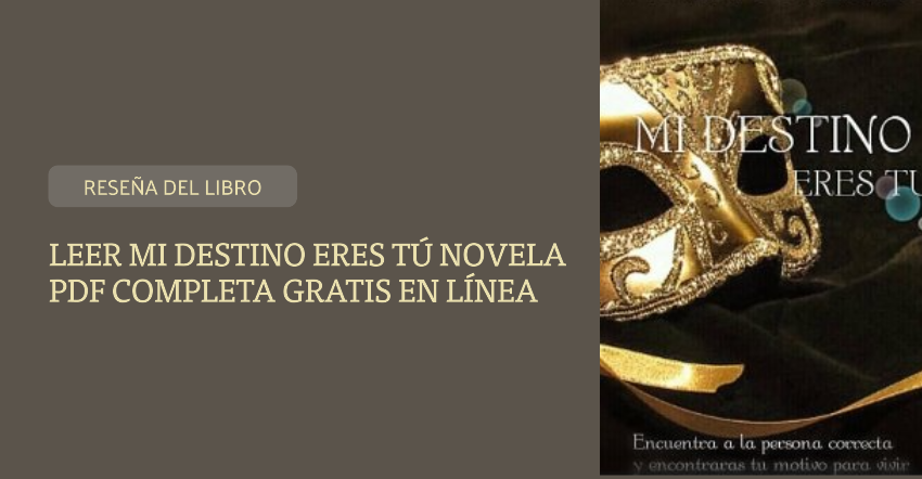 Leer Mi destino eres tú Novela PDF Completa Gratis en línea|ManoBook